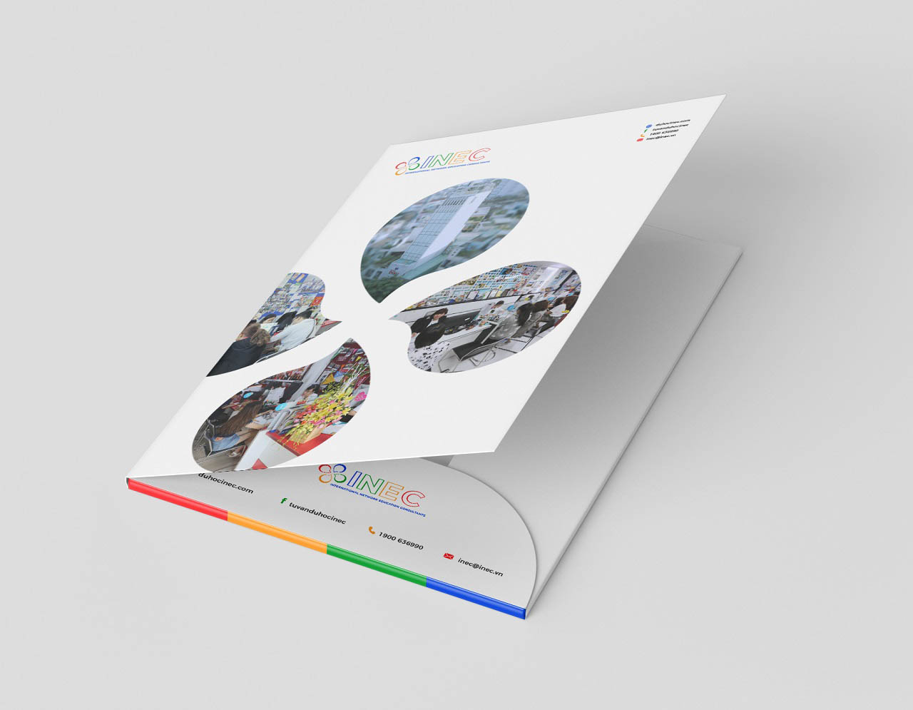 Du học INEC thay đổi bộ nhận diện thương hiệu và định vị mới